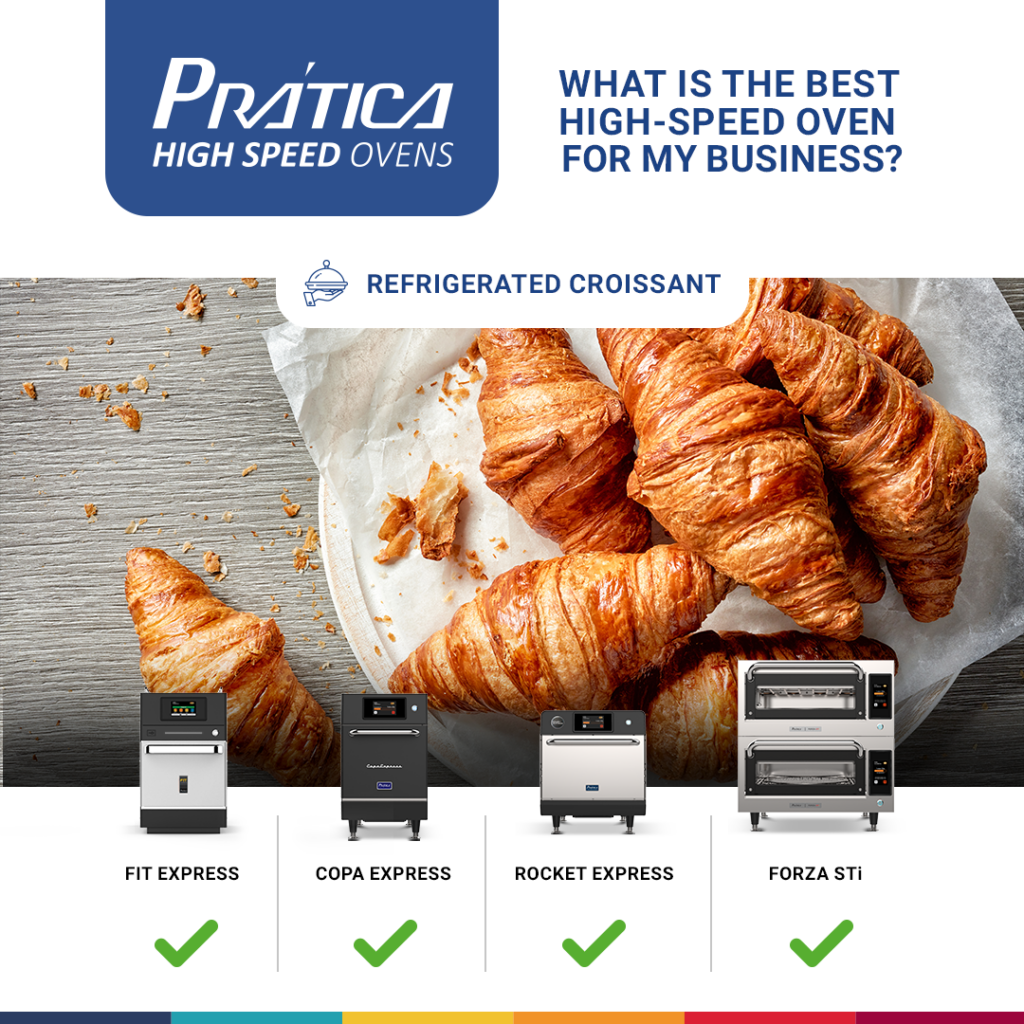 What is the best high-speed oven for refrigerated croissants? - Pratica