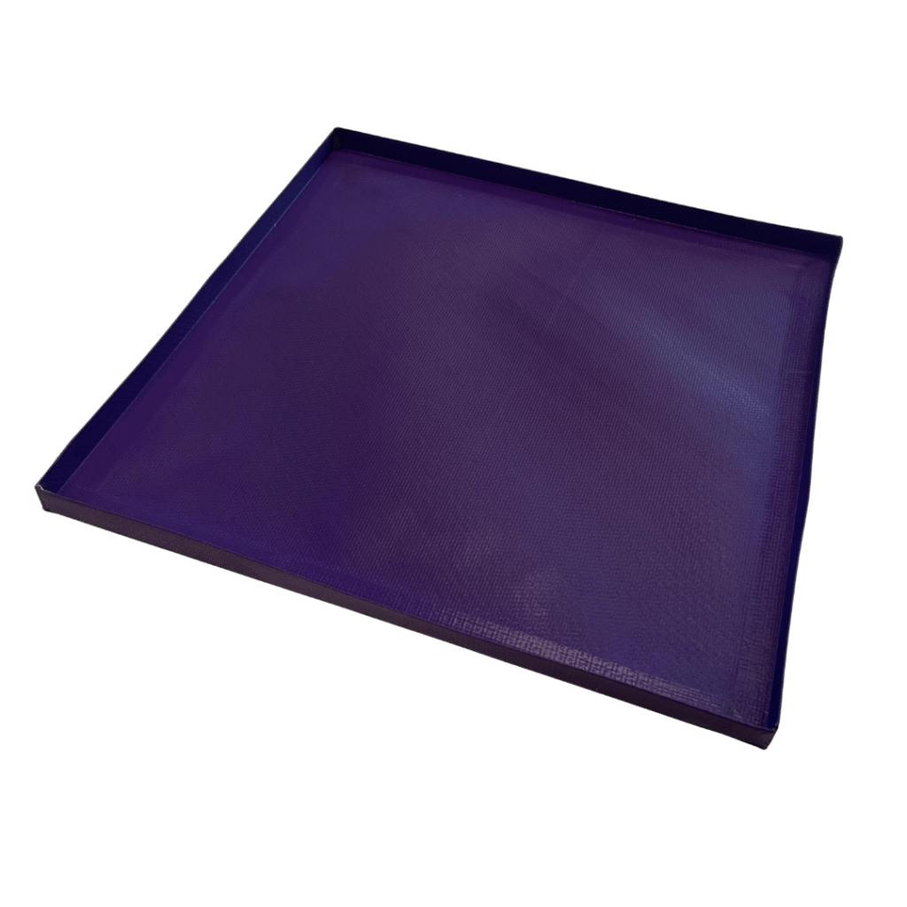 Solid Basket – Purple, 11" x 11" x 0.5" - 200222 - Pratica